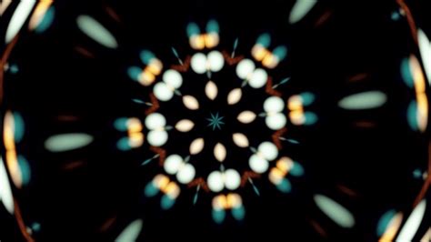 Symmetrical Particle Dimension Spinning Loop — Free Stock Footage Archive