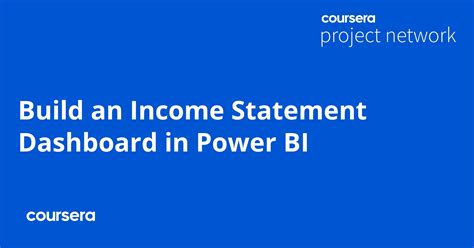 Build An Income Statement Dashboard In Power Bi Coursya