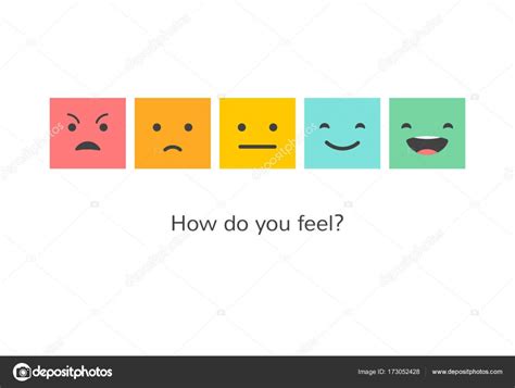 Conception De Concept De Rétroaction émoticône Emoji Et Sourire