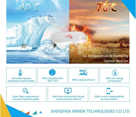 Nrf52832nrf52840 Bluetooth Temperature And Humidity Sensor Beacon