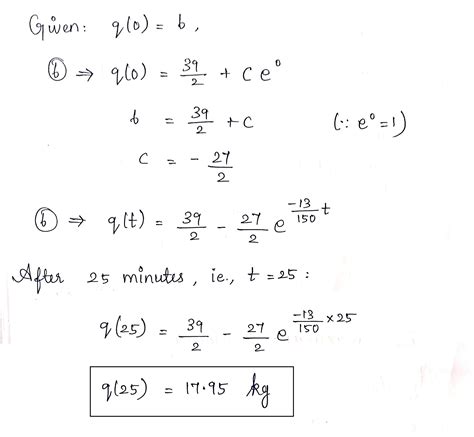[solved] Differential Equation Application Of First Order Differential Course Hero
