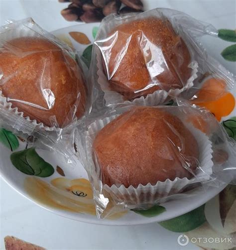 Отзыв о Маффины ванильные Континент Сервис С начинкой вареная сгущенка Не то чтобы вкусные