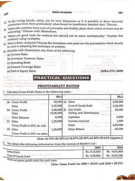 Ratios Practical Questions Pdf