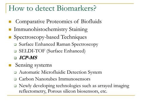 PPT Biomarker Detection Using Mass Spectroscopy PowerPoint Presentation ID