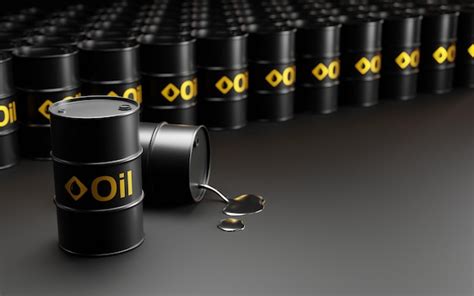 Premium Photo Oil Barrels Or Crude Oil 3d Render