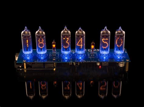 Nixie Tubes Clock In 14 Arduino Shield Arduino Gps Temp Etsy