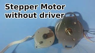 How To Run A Stepper Motor Without A Driver Doovi