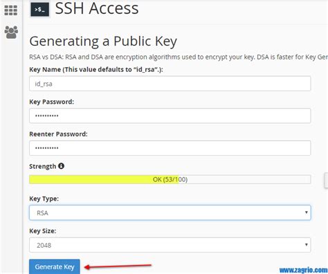 Public Key Private Key Cpanel