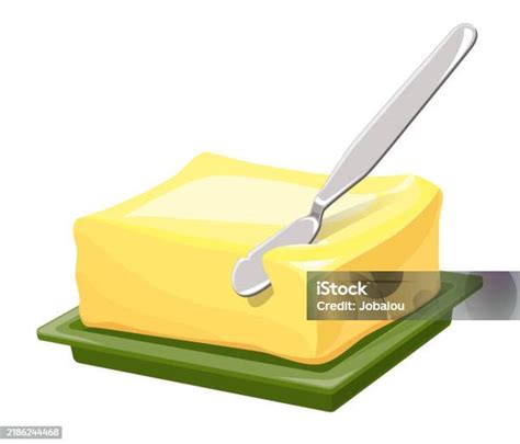 버터 스틱 바에 칼 유제품 버터에 대한 스톡 벡터 아트 및 기타 이미지 버터 마가린 벡터 Istock