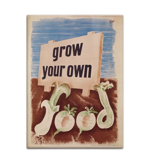 Grow Your Own Food The Original Metal Sign Company