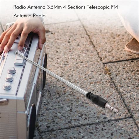 Antenne TV Antenne Radio FM télescopique de Mm à Sections pour téléphone portable