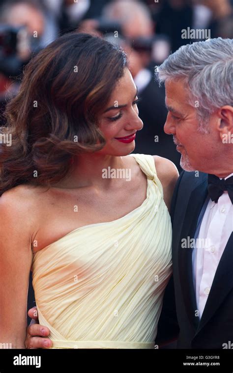 Cannes France 12th May 2016 Amal Clooney And George Clooney Attend