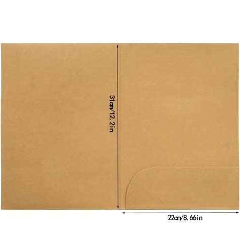 L Shaped Folder Kraft Folder Temu Australia