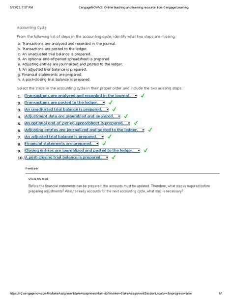 Problem Set Q PM CengageNOWv Online Teaching And Learning Resource From