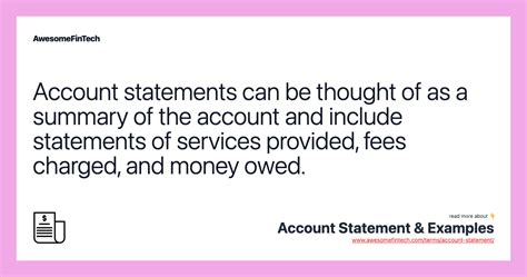 Account Statement Examples AwesomeFinTech Blog