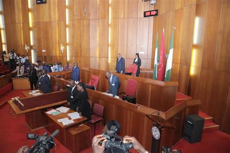 Photos From The Senates Plenary Session Today Saraki Rejoices