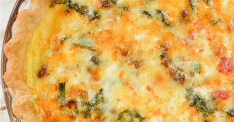 Fontina Chorizo Spinach Quiche Serena Bakes Simply From Scratch