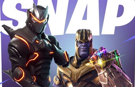 Thanos Y Su Guantelete Llegan A Fortnite Para Un Crossover Muy Especial