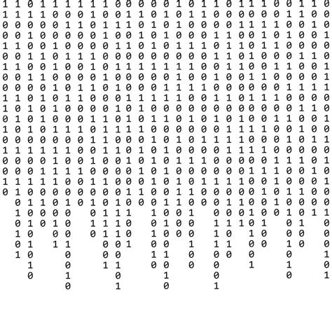 Premium Vector Binary Code Zero One Matrix White Background Abstract
