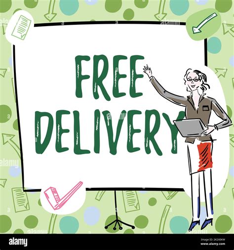 Handwriting Text Free Delivery Concept Meaning Shipping Package Cargo Courier Distribution