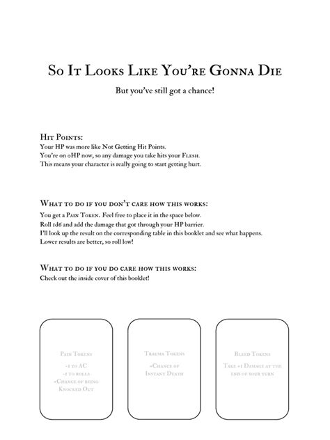 So It Looks Like Youre Gonna Die Pdf Arm Hip
