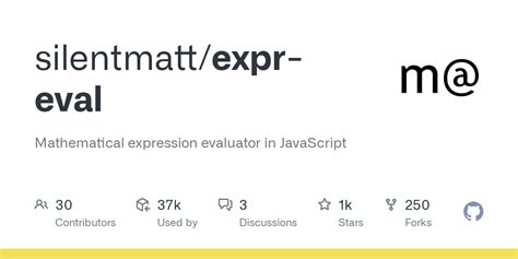 GitHub Silentmatt Expr Eval Mathematical Expression Evaluator In