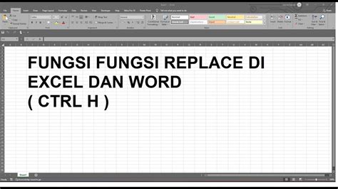 wajib di ketahui penggunaan penggunaan replace ctrl h di microsoft