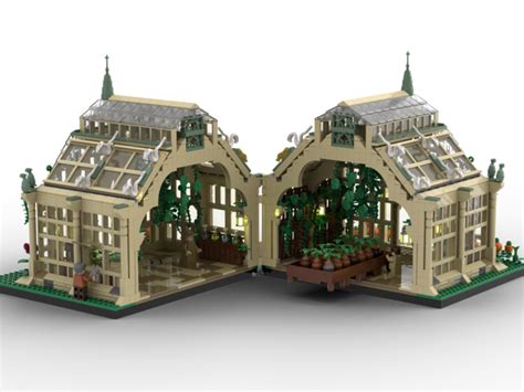 Lego Moc Herbology Greenhouse By Jojobilou Rebrickable Build With Lego
