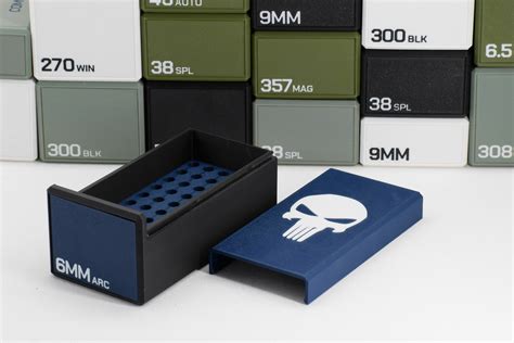 Stl File Ammo Box 6mm Arc Ammunition Storage 50 Rounds Ammo Crate 📦・3d