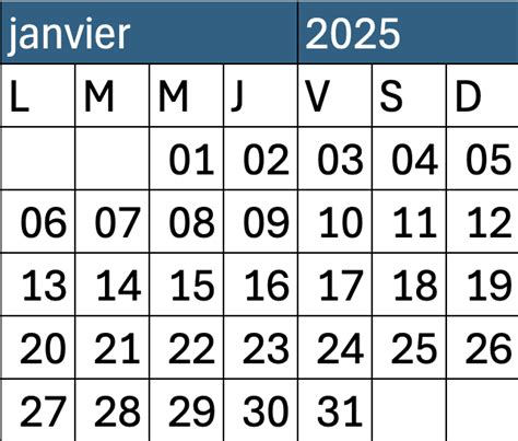 Calendrier Excel Créez Facilement Un Planning Dynamique