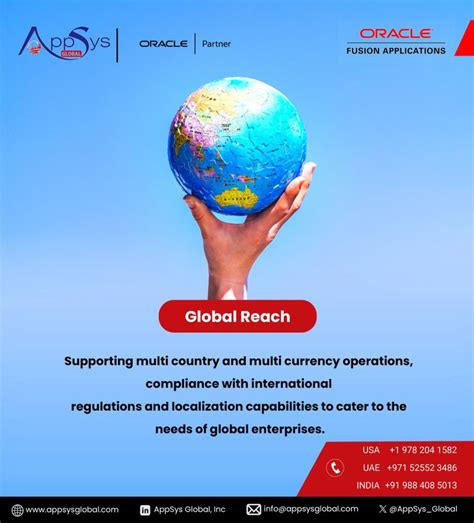 Appsys Global Inc On Linkedin Oraclefusion Globalreach