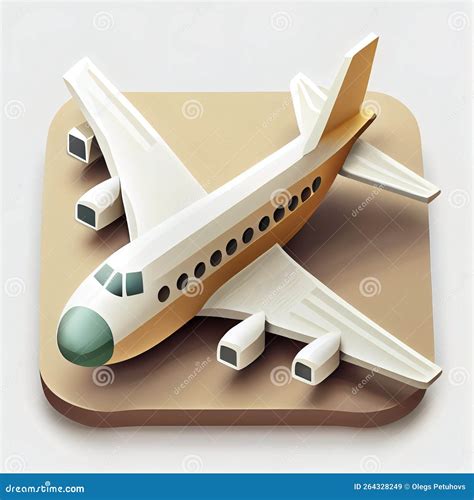 A Model Of A Plane On A Wooden Surface With A Shadow Of The Plane On