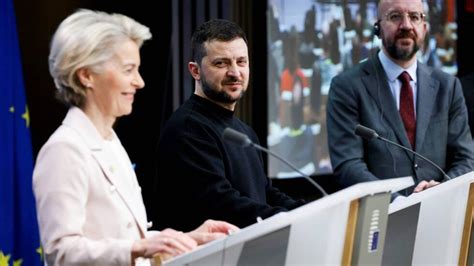 A Free Europe Cannot Exist Without A Free Ukraine Zelensky Tells Eu