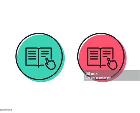 Icône De Carnet Ligne Dinstruction Symbole De Léducation Vector