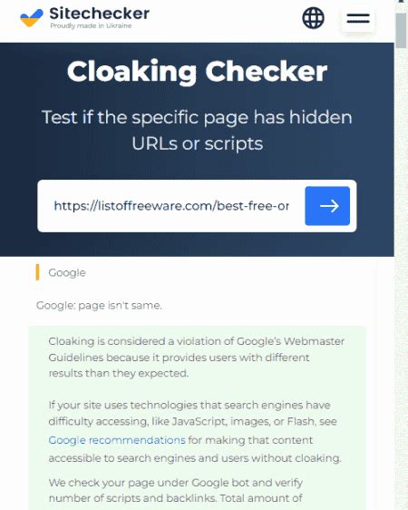 8 Best Free Cloaking Checker Services
