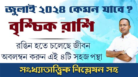 Brischik July 2024 বৃশ্চিক রাশি জুলাই 2024 রাশিফল Scorpio July 2024