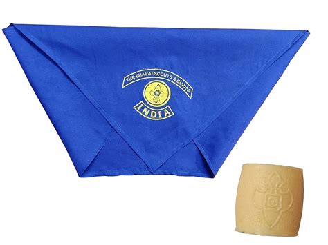 Buy Prolife Scout Scraf And Woggle Set The Bharat Scout And Guide