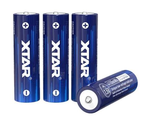 Akumulator XTAR 14500 1 5V 2500mAh Li ION AA 1 5V 4150mWh LED Protected