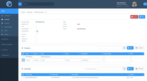Crm Web Forms Web Forms In Really Simple Systems Crm