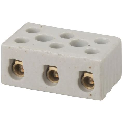 3 Wire Porcelain Terminal Block 30 Amp Jaycar Australia