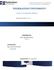 ITECH7415 Assignment 3 Sprint 1documentation Docx FEDERATION
