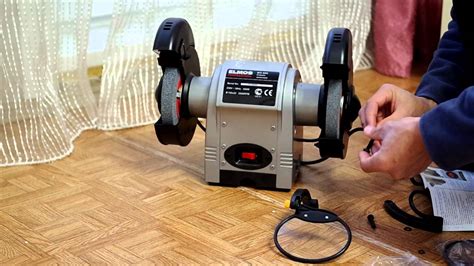 Заточный станок Elmos BG-600 450wt. Видеообзор. - YouTube