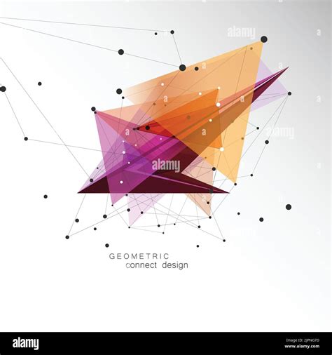 Triangle Abstract Shape Design For Presentations Of New Technologies