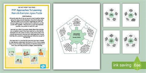PYP Approaches To Learning Jigsaw Puzzles Teacher Made