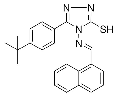 5 4 Tert Butylphenyl 4 E 1 Naphthylmethylidene Amino 4h 124