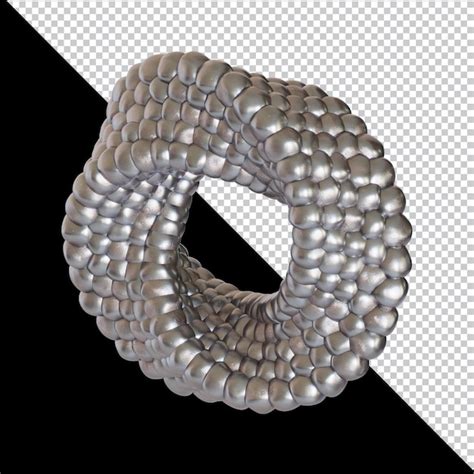 Premium Psd Abstract Geometric Shape Futuristic Metal Clay Material