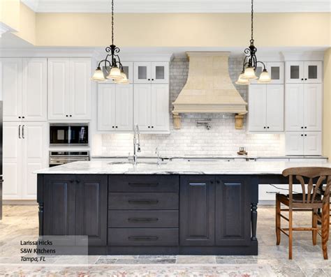 Kitchen Dark Island Light Cabinets At Michelle Casson Blog
