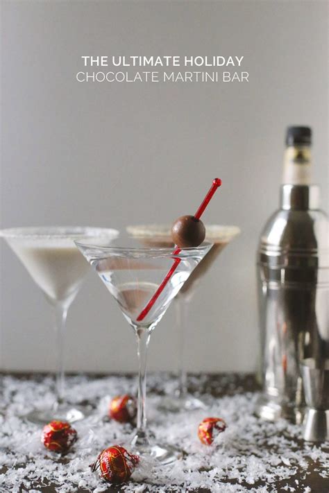 The Ultimate Chocolate Martini Bar The Sweetest Occasion