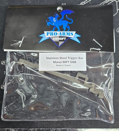 Pro Arms Mp7 Stainless Steel Trigger Bar Outlaw Airsoft