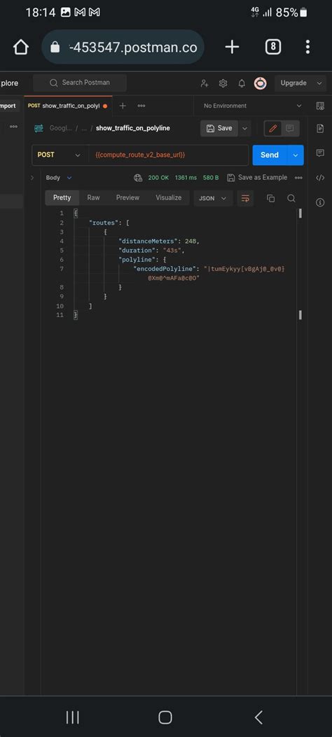 Google Maps How To Display Traffic Aware Polylines In Flutter App